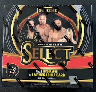 2024 Panini Select WWE Wrestling Hobby Box | 217 Comics Cards & Games