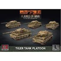 Flames of War German Tiger Tank Platoon (5 vehicles) | 217 Comics Cards ...