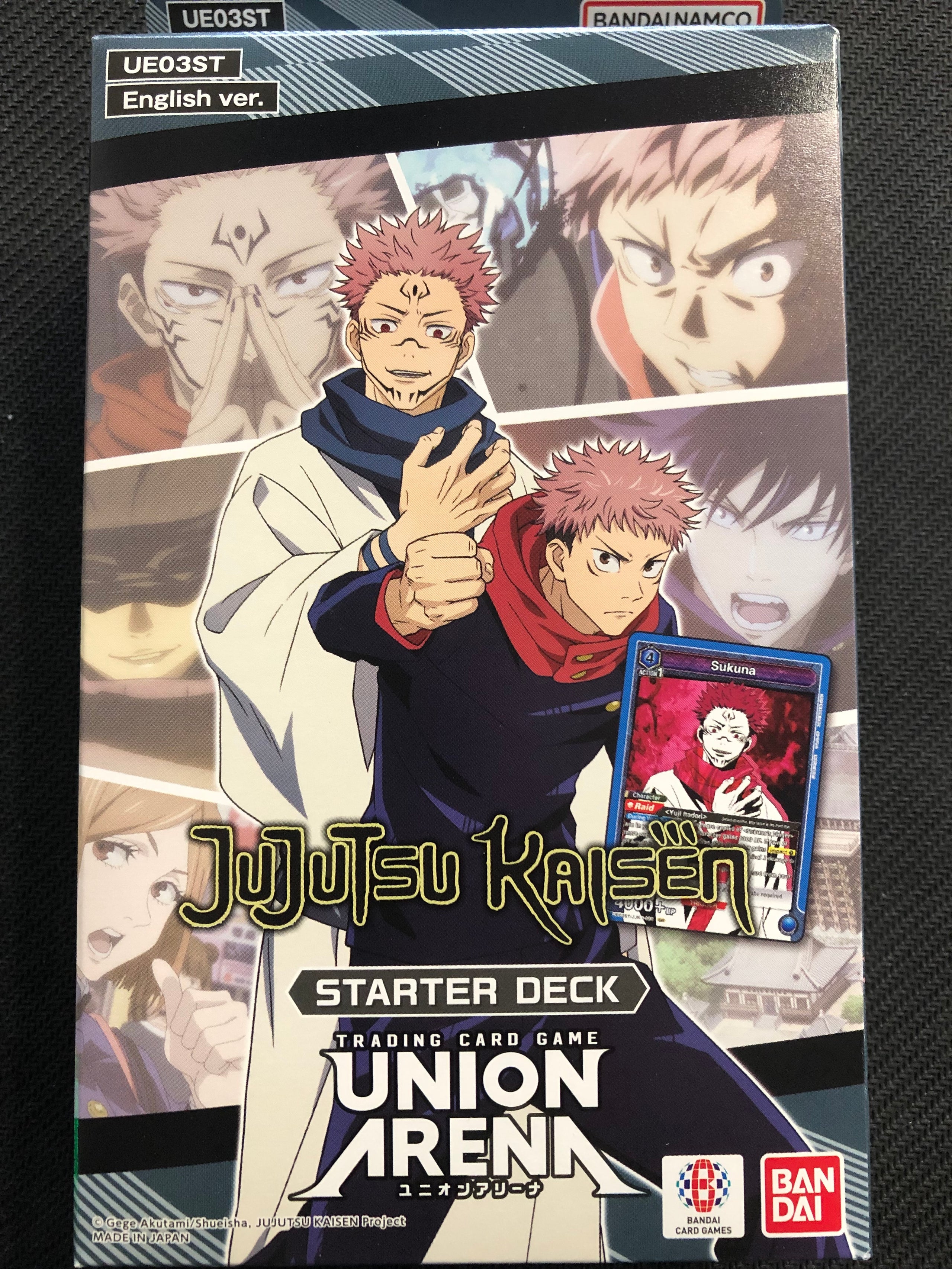 Bandai 2024 Union Arena English TCG: Jujutsu Kaisen - Starter Deck | 217 Comics Cards & Games