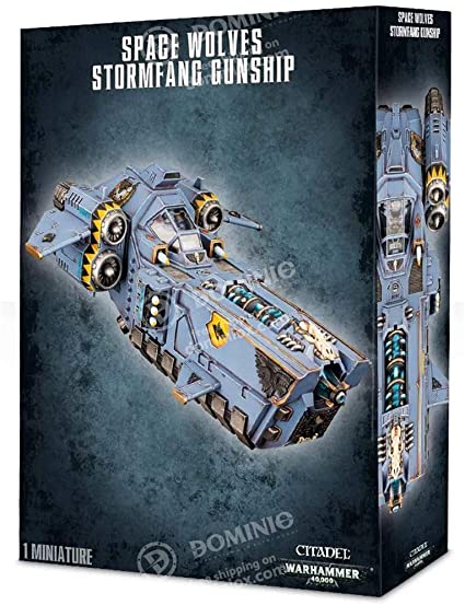 Warhammer 40K Space Wolves Stormfang Gunship 53-11 | 217 Comics Cards ...