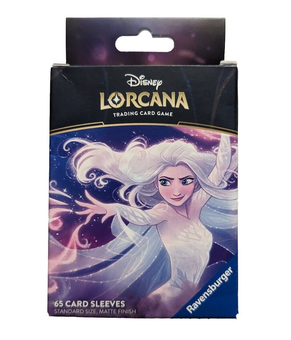 Lorcana First Chapter Card Sleeves 65CT Elsa | 217 Comics Cards & Games
